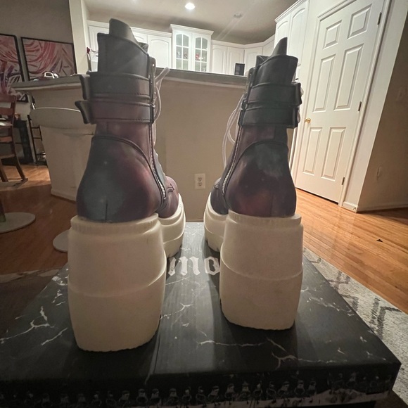 Demonia | Shoes | New Demonia X Ihr Super Stacked Purple Galaxy ...